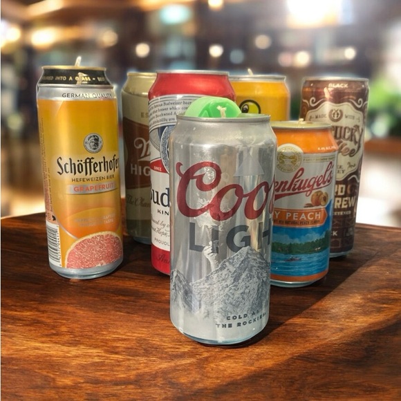 Hand Crafted | Accents | Hand Crafted Repurposed Beer Can Candles ...